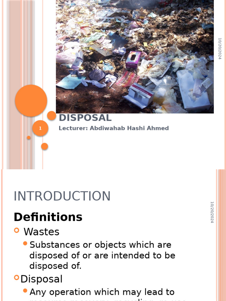 chapter III Community waste disposal | PDF | Waste | Latrine