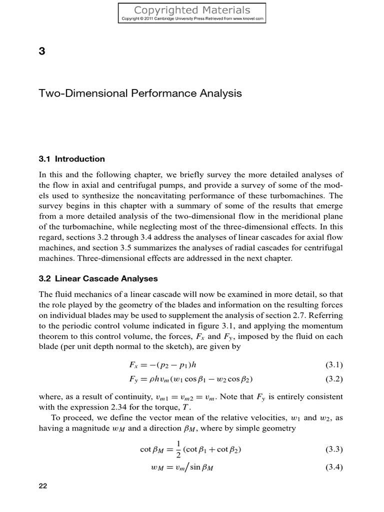 Two-Dimensional Performance Analysis | PDF | Viscosity | Boundary Layer