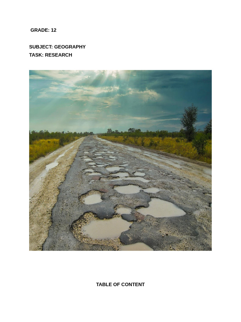 Geography | PDF | Governance | Infrastructure