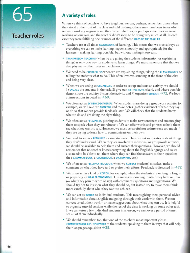 65 - Essential Teachers' Knowledge - Teacher's Role | PDF | Teachers | Question
