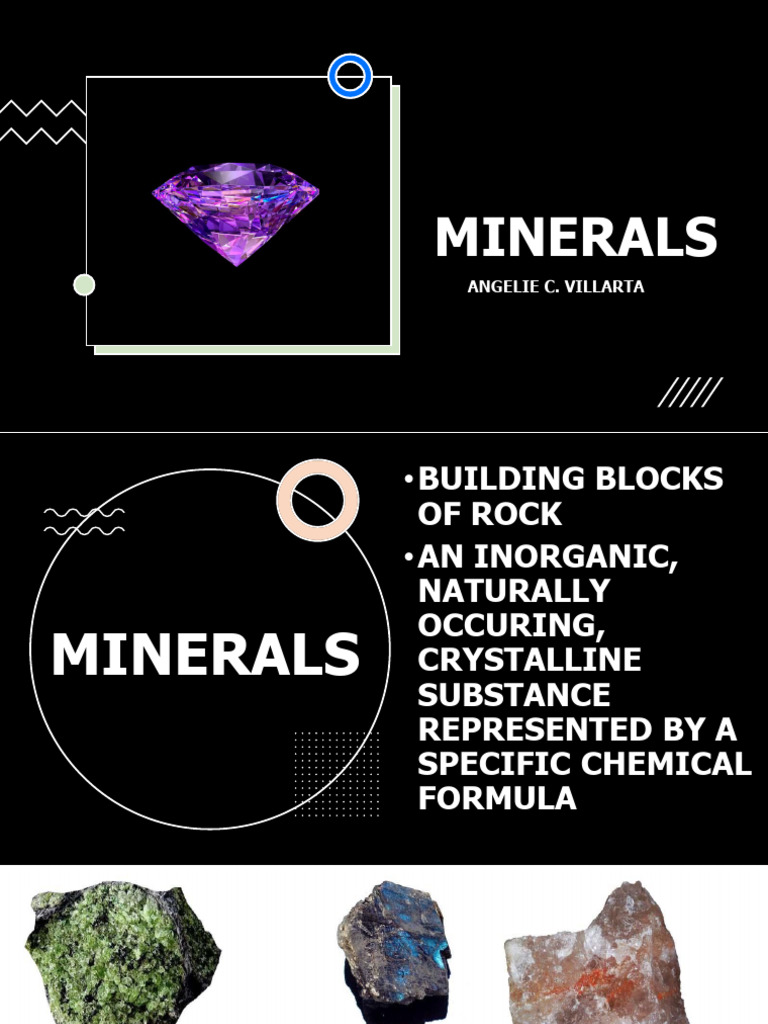 Topic 3 Minerals | PDF | Minerals | Chemical Substances