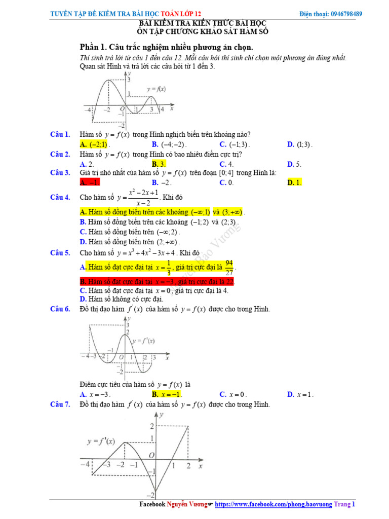 5-On Tap Chuong Kshs | PDF