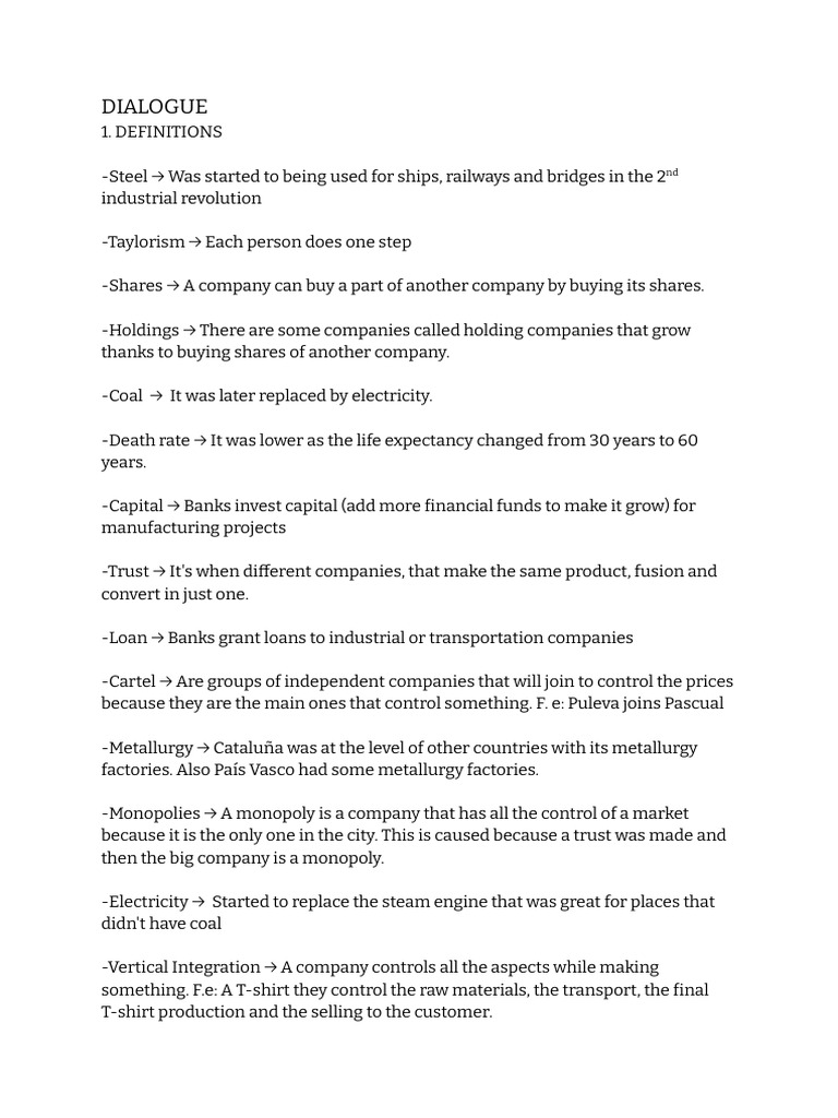 Dialogue Geography | PDF | Monopoly | Economies