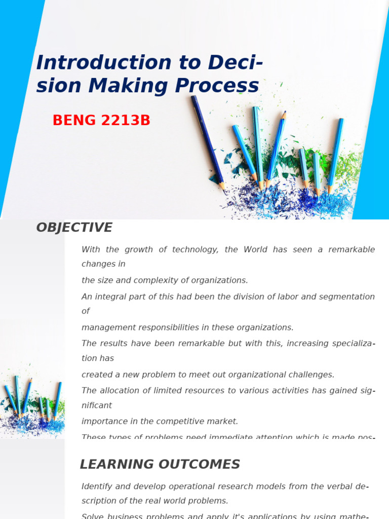 CH 1 - Introduction | PDF | Mathematical Optimization | Operations Research