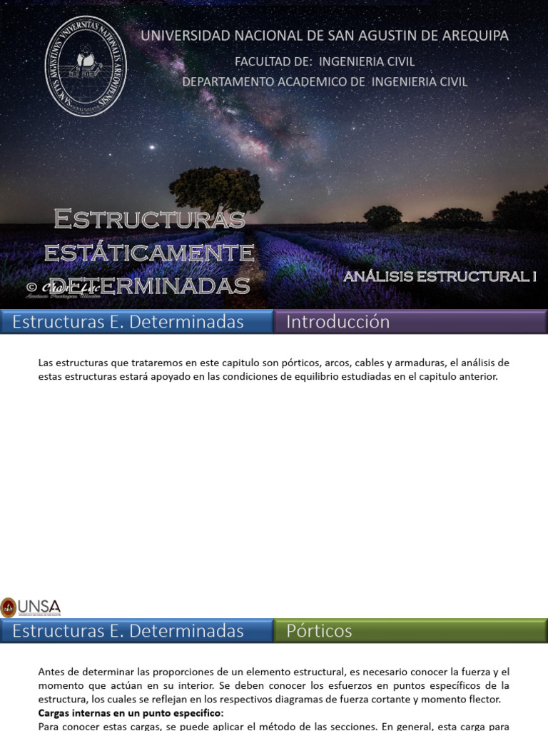 002 Estructuras Estáticamente Determinadas | PDF | Viga (Estructura) | Mecánica