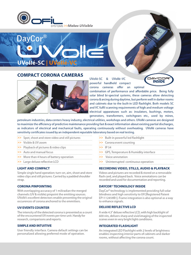 Ofil Uvolle VC SC Brochure 2018 Pred | PDF | Ultraviolet | Flashlight