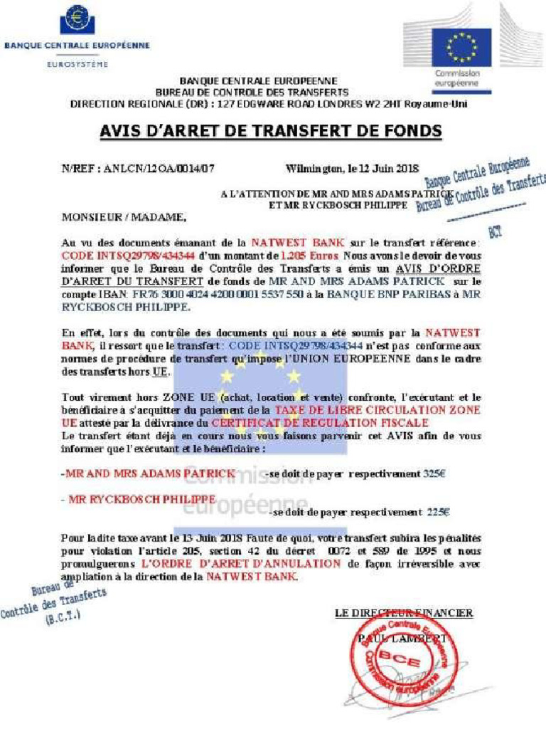 Arnaque | PDF