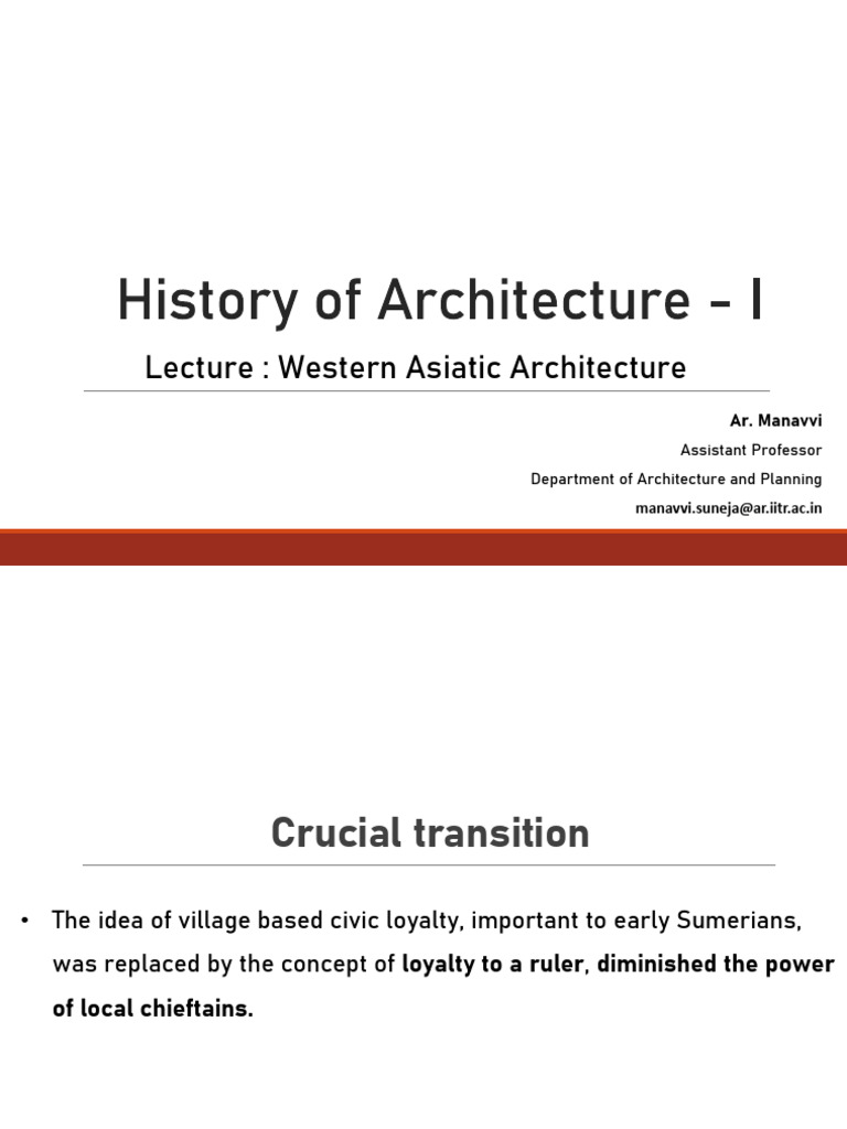 Western Asiatic Architecture - II | PDF | Babylon | Column