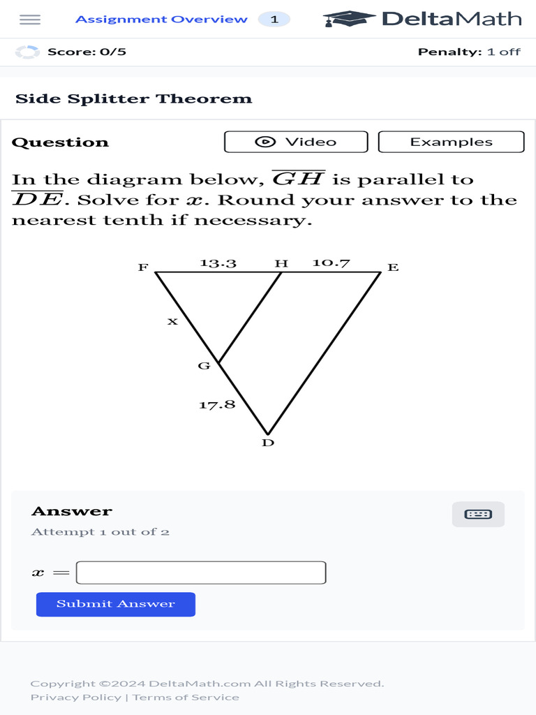 DeltaMath Student Application | PDF