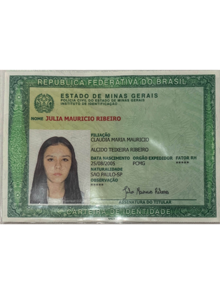 RG- frente | PDF