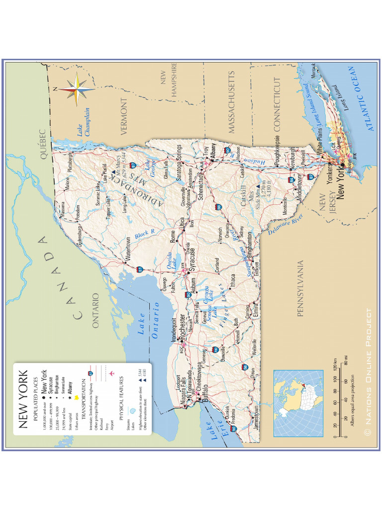 New York - Map | PDF