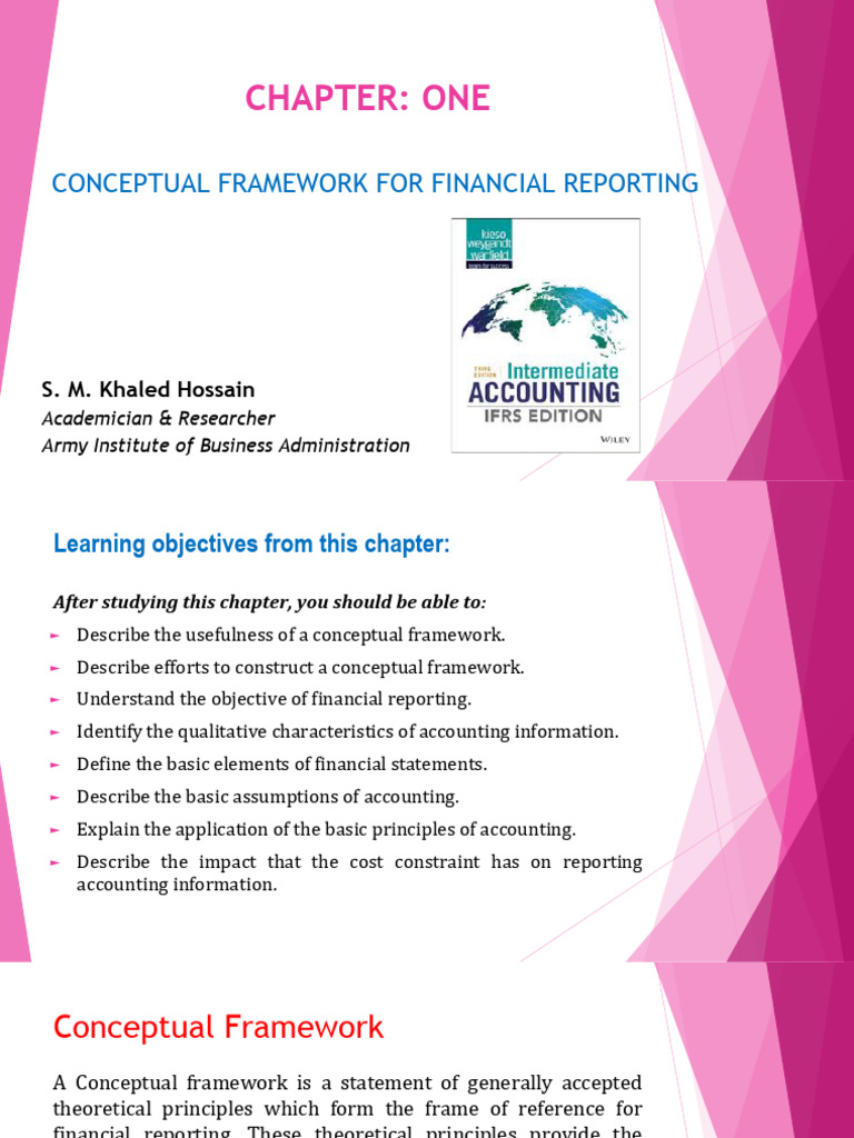 Chapter 1 (Conceptual Framework for Financial Reporting) | PDF | Expense | Revenue