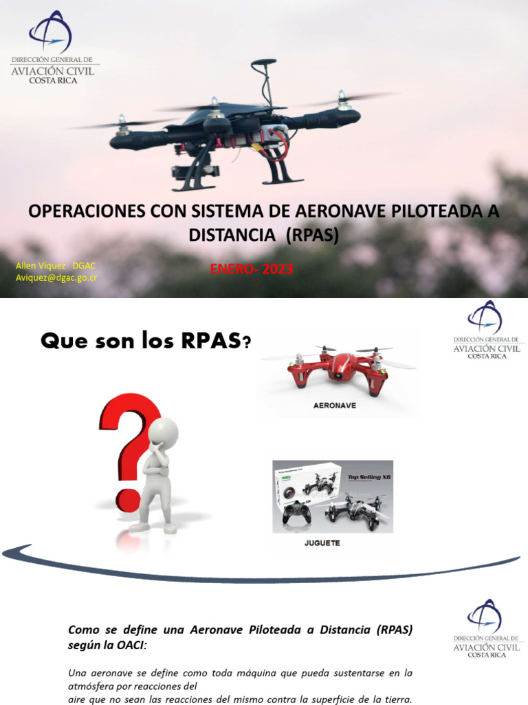 Aviacion Civil-RPAS | PDF | Vehículo aéreo no tripulado | Aeronave