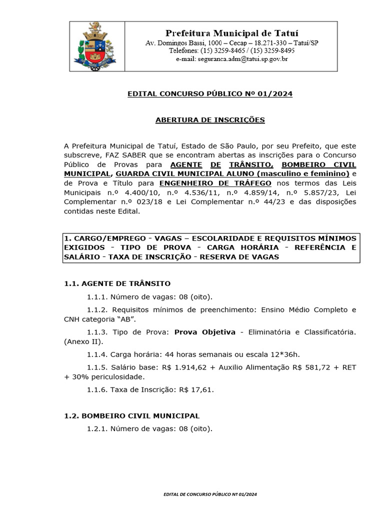 Tatui - Pm.ed2024 01.Cp | PDF | Ciências Sociais