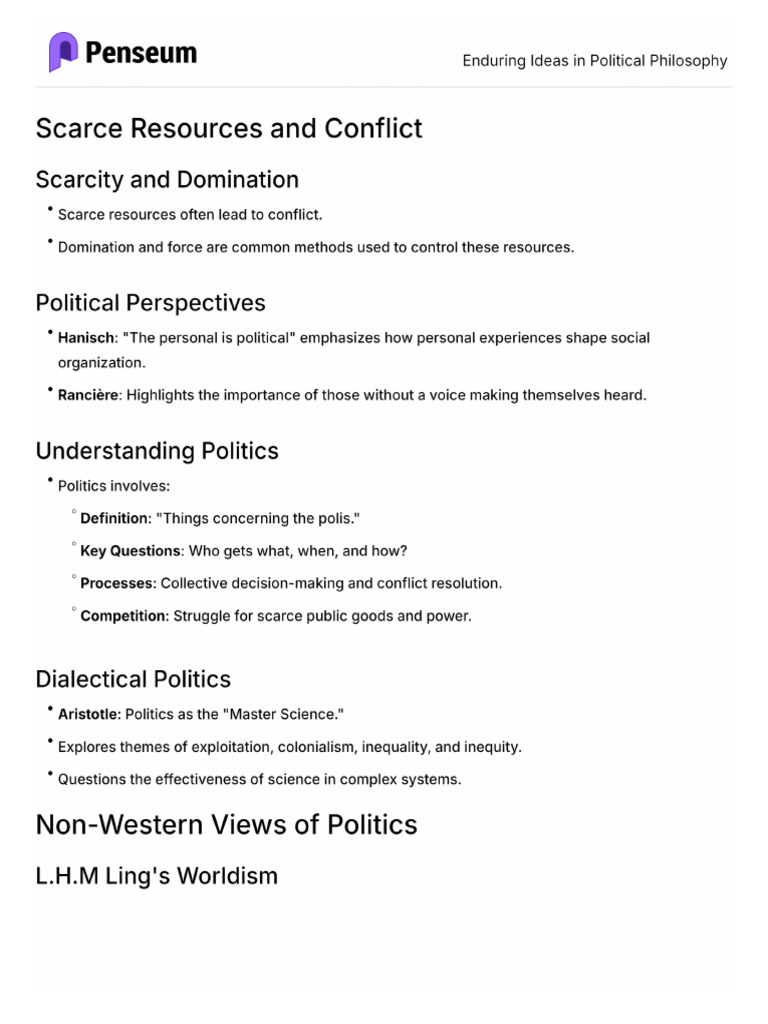 Enduring Ideas in Political Philosophy | PDF