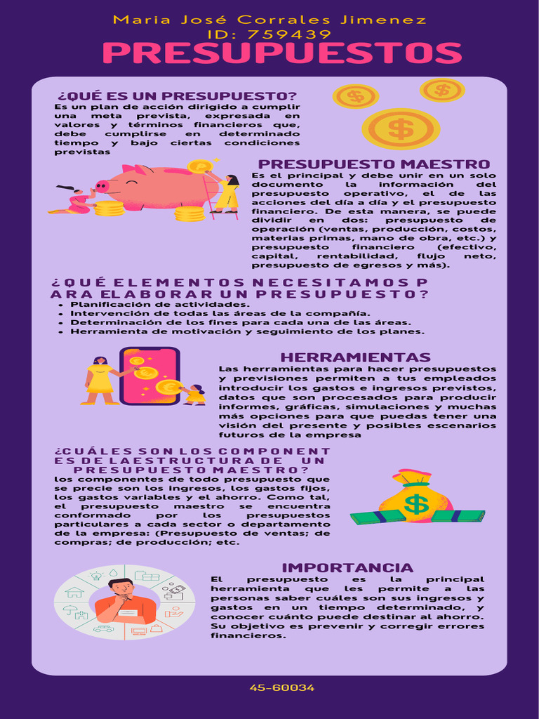 Infografia Presupuestos Act 1 | PDF | Presupuesto | Business