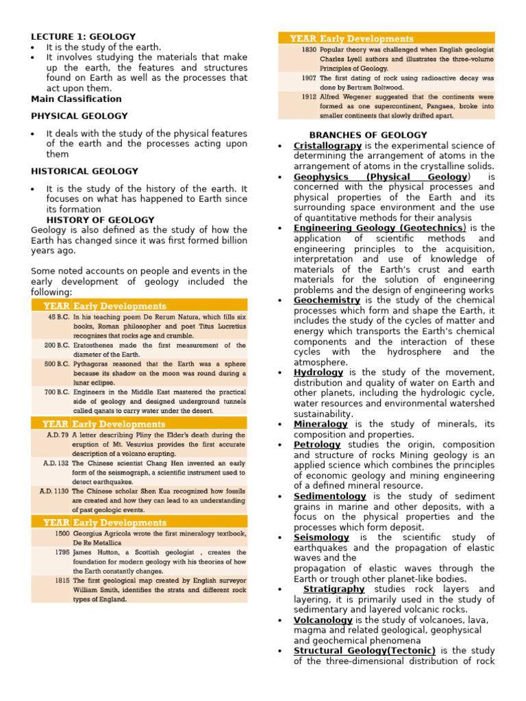 Geology Reviewer (Pelims) | PDF | Earth Sciences | Soil