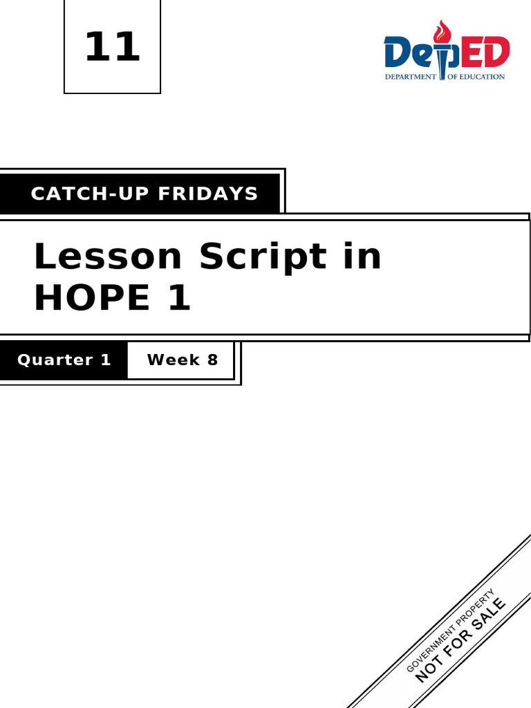 Co 2024 LS G11 Cuf Hope1 Q1 W8 | PDF | Dehydration