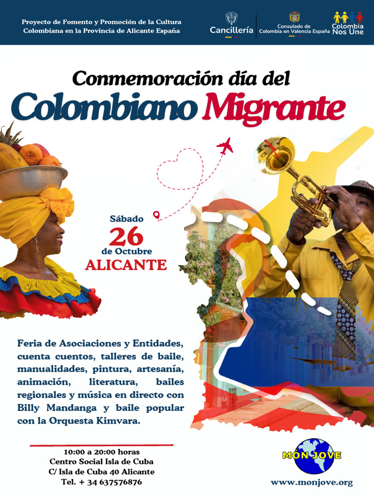 Programacion Fiesta Colombiano Migrante | PDF | Poesía