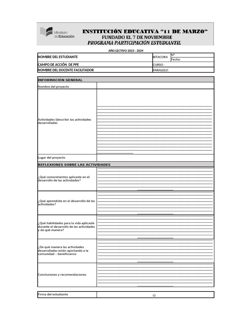 Esquema Bitacoras | PDF | Aprendizaje | Enseñando