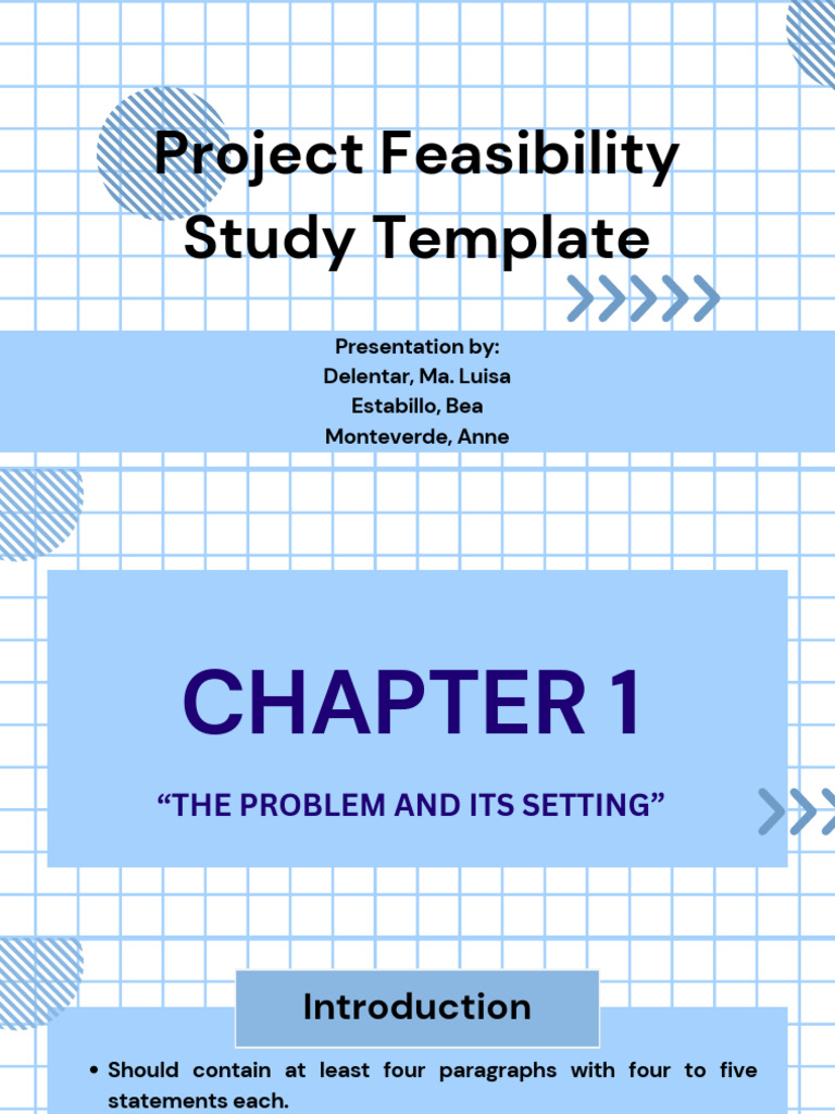 Project Feasibility Study Template | PDF | Statistics | Forecasting