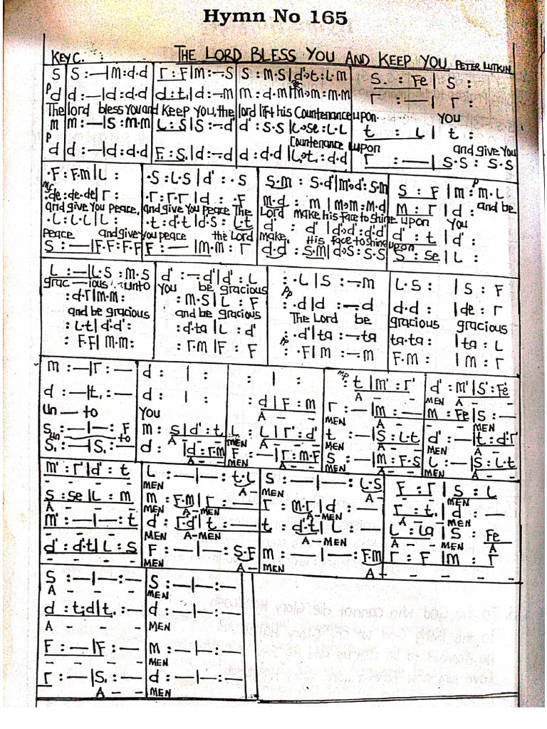 The Lord Bless You and Keep You - Peter Lutkin | PDF