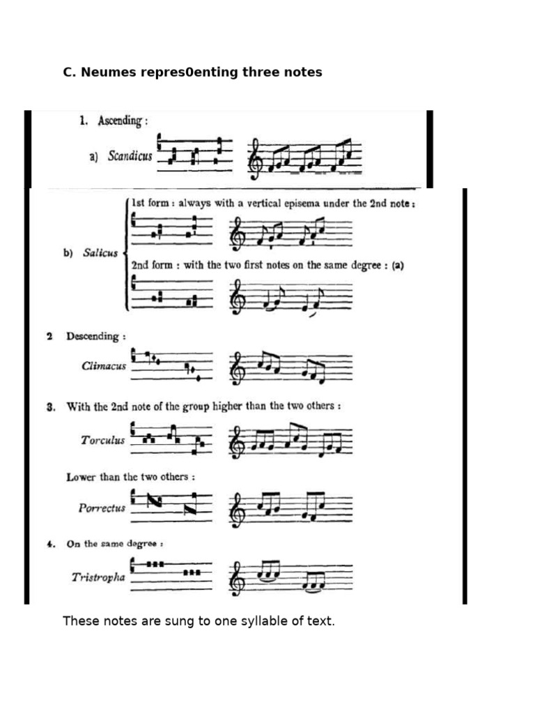 Understanding Neumes and Bar Lines in Chant | PDF