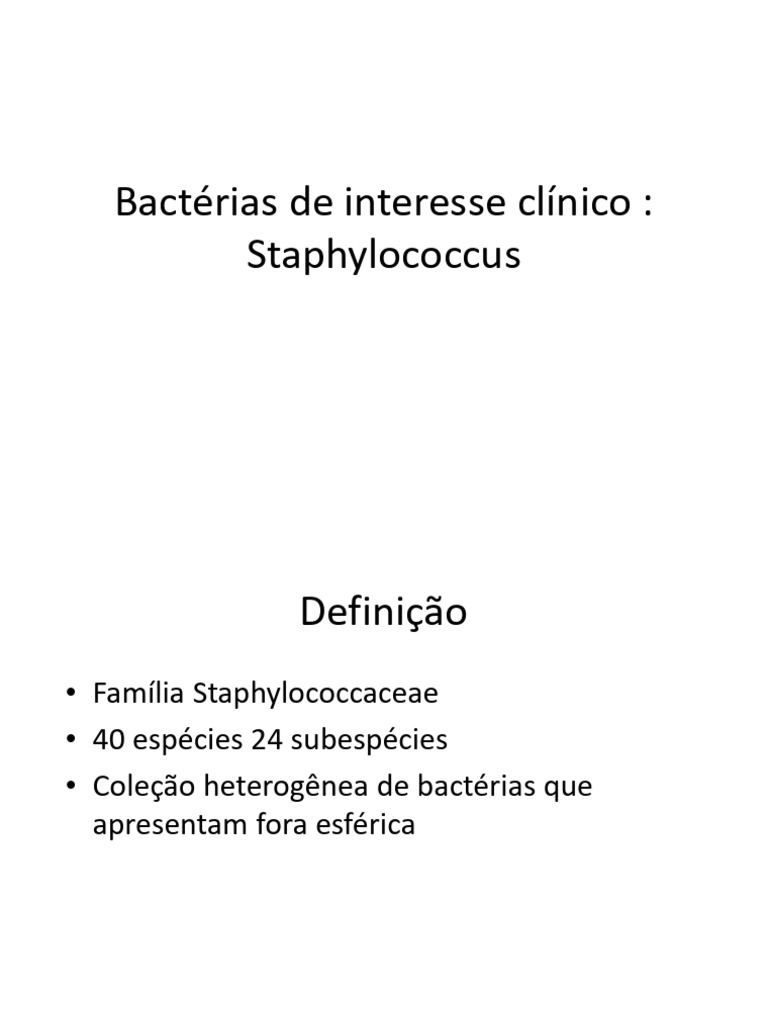 Características e Patogênese do Staphylococcus | PDF | Estafilococo | Staphylococcus Aureus