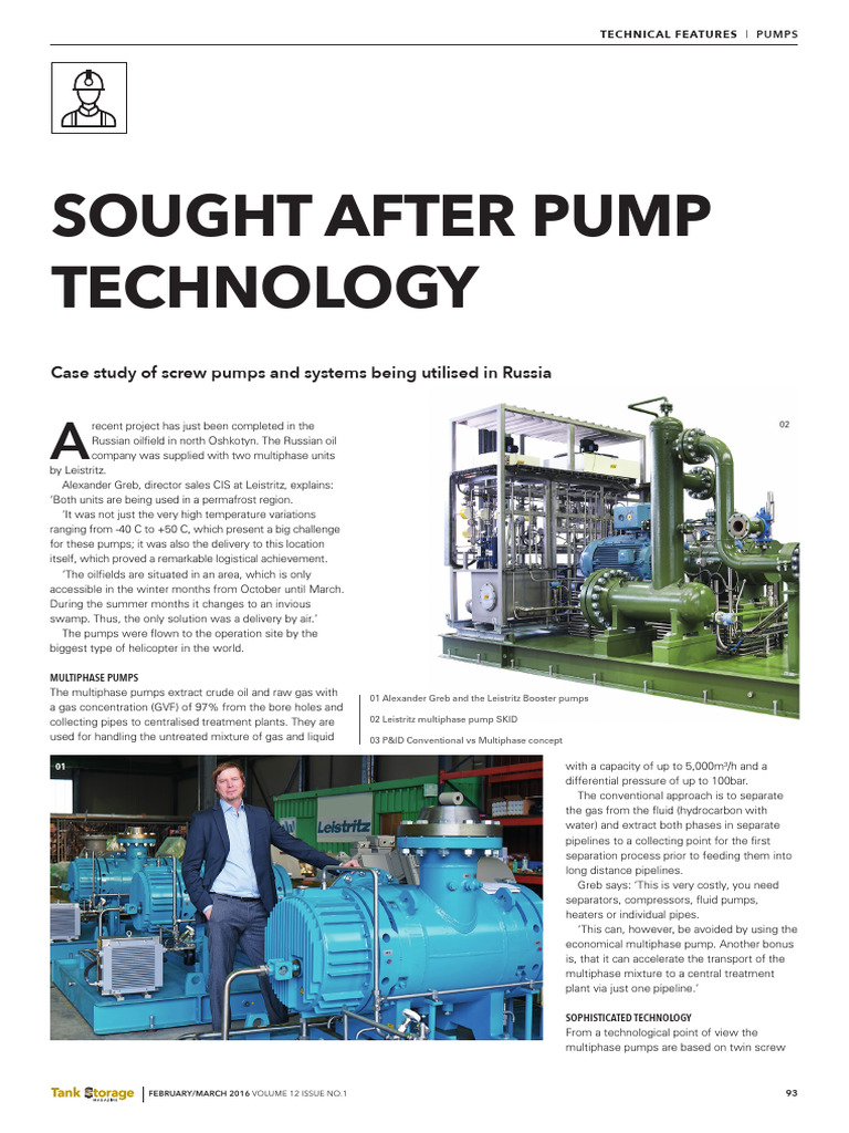 Multiphase Pump Technology in Russia | PDF | Pump | Petroleum Reservoir