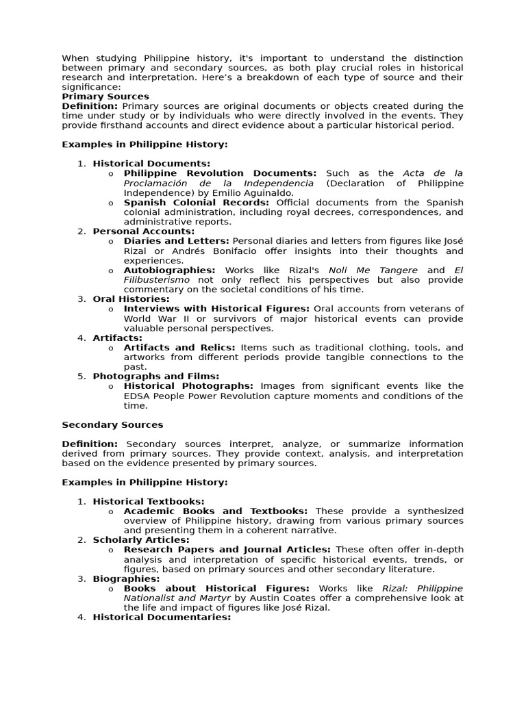 Primary and Secondary Sources | PDF | Primary Sources | Authentication