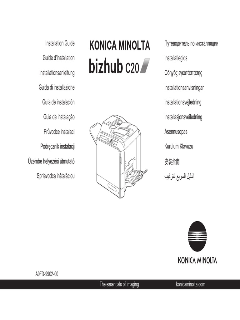 Bizhub c20 | PDF
