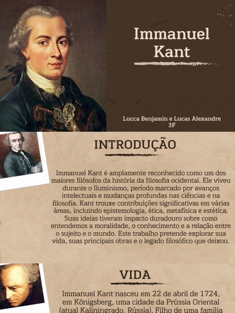 Immanuel Kant | PDF | Immanuel Kant | Beleza