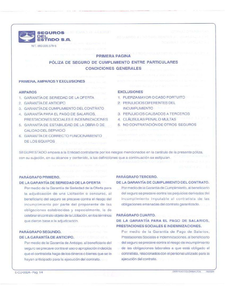 Clausulado Particulares | PDF