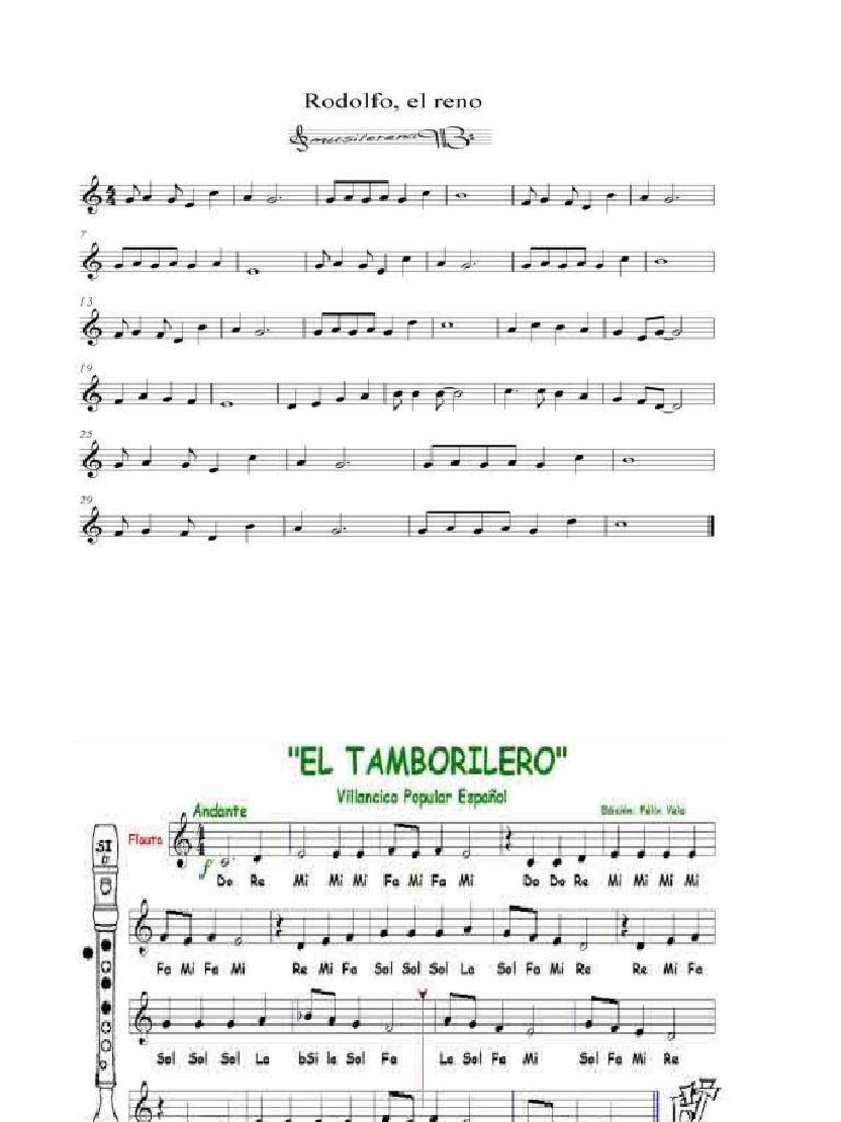 partituras para flauta | PDF