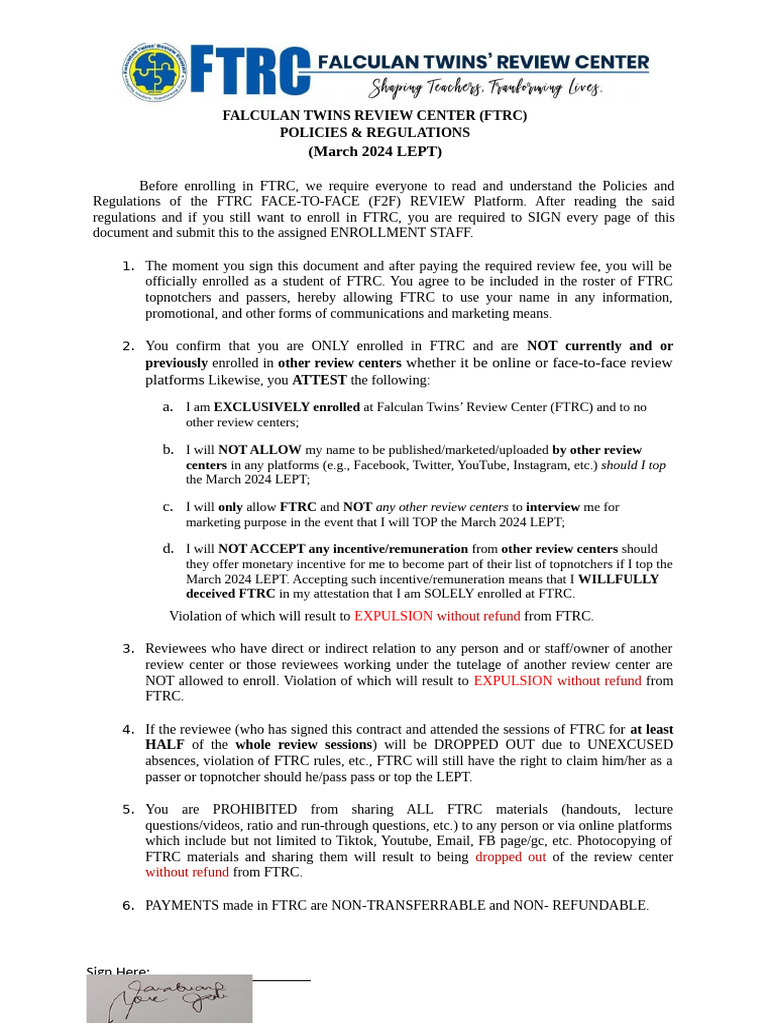 FTRC Gensan Contract Attestation | PDF | Justice | Crime & Violence