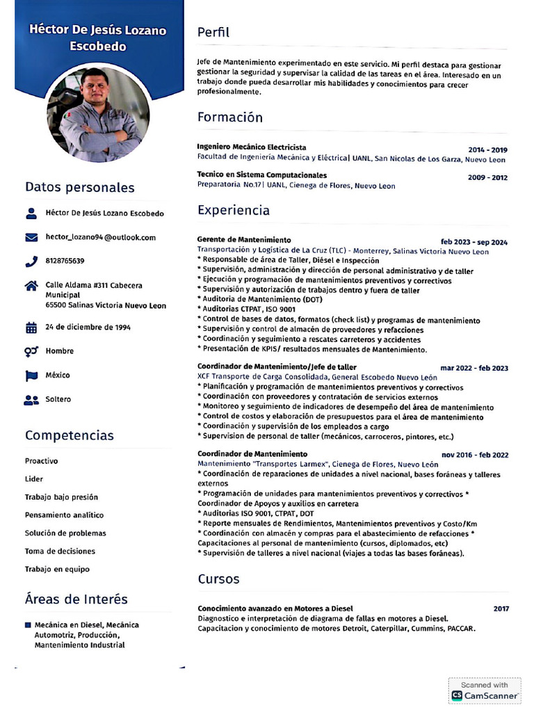 CV Hector - Loz | PDF