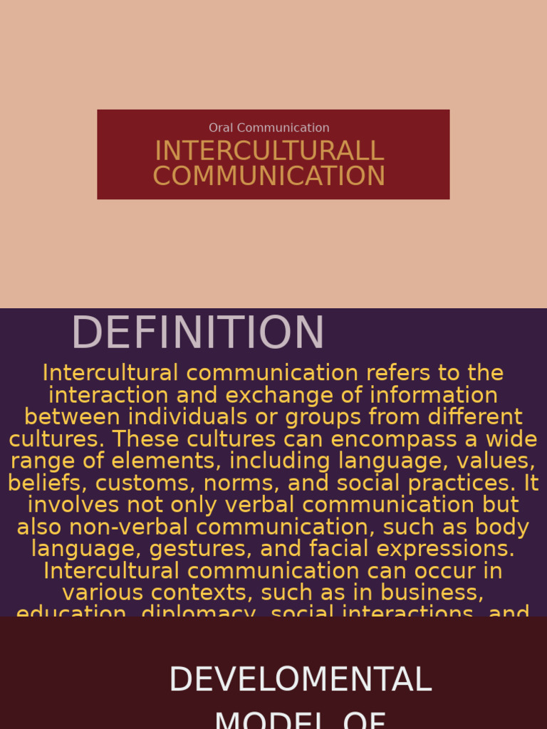 Intercultural Communication | PDF | Communication | Cross Cultural ...