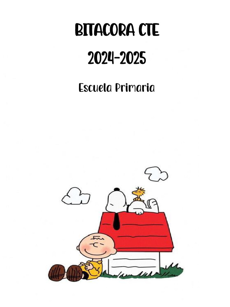 Bitacora Cte 24-25 | PDF