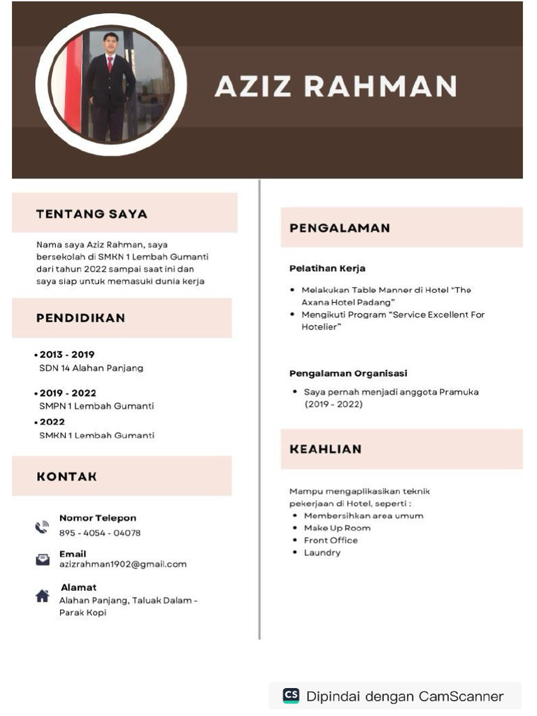 CV - Aziz Rahman | PDF