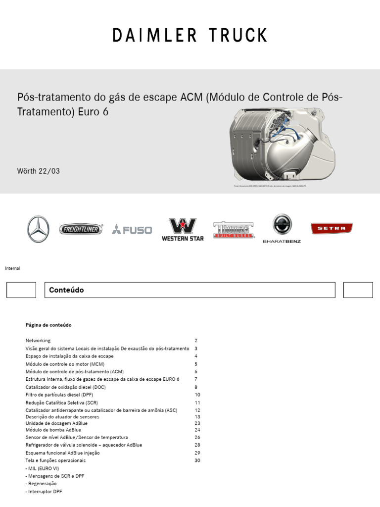 Controle de Gases de Escape Euro 6 ACM | PDF | Combustão | Dióxido de ...