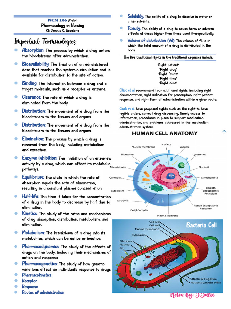 Pharma 1 Prelims | PDF | Pharmacology | Medical Treatments