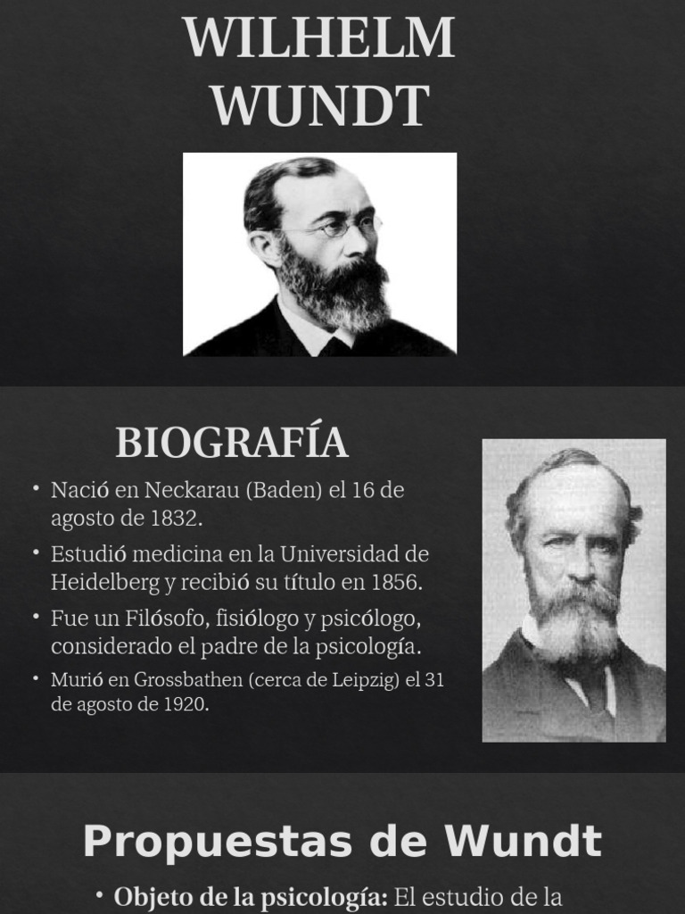 WILHELM_WUNDT_WILHELM_WUNDT | PDF | Ciencias del comportamiento | Neurociencia