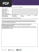 QIP Template for GP Trainee Assessment | PDF