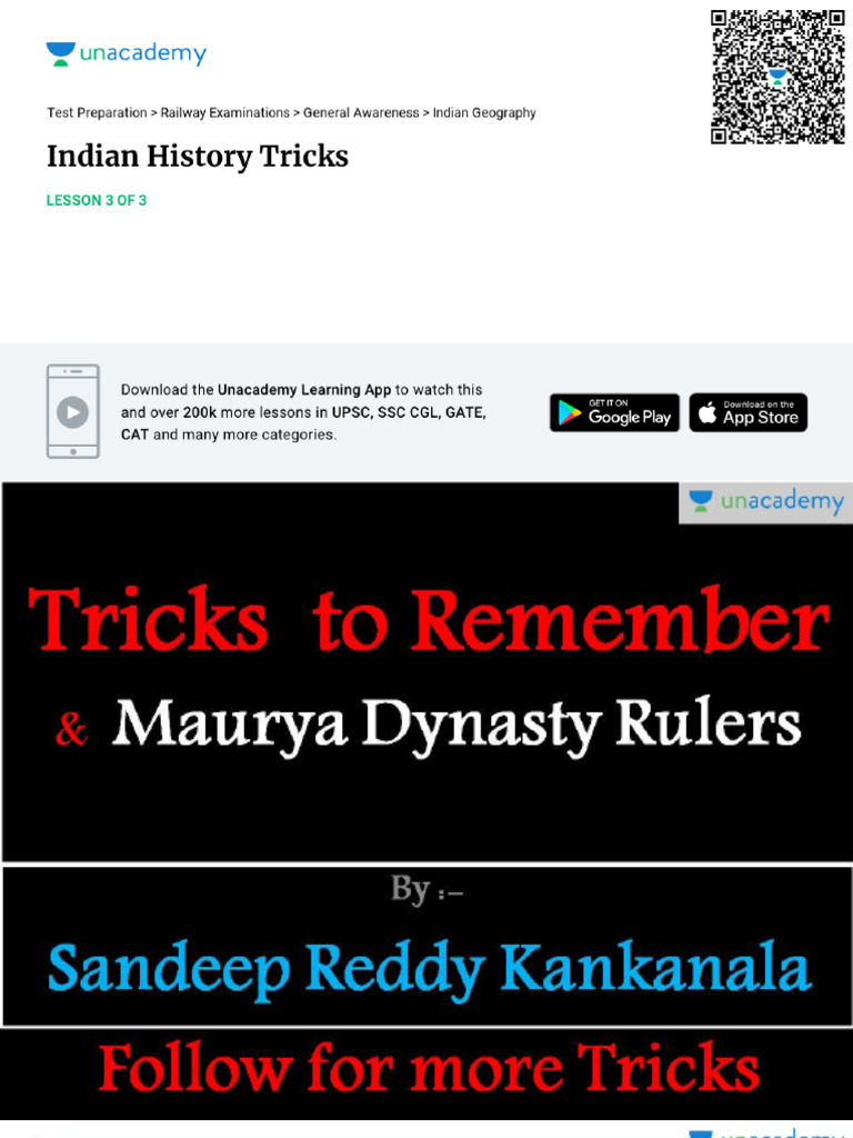 Maurya Dynasty Rulers | PDF