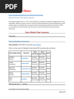 CME Group Trading Hours Guide | PDF
