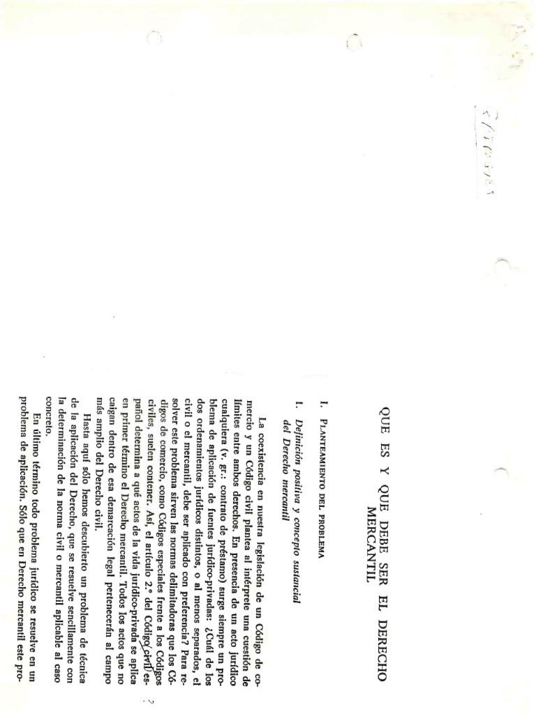 Garrigues Que Es y Que Debe Ser El Derecho Mercantil 4816 6420 3760 v.1 ...