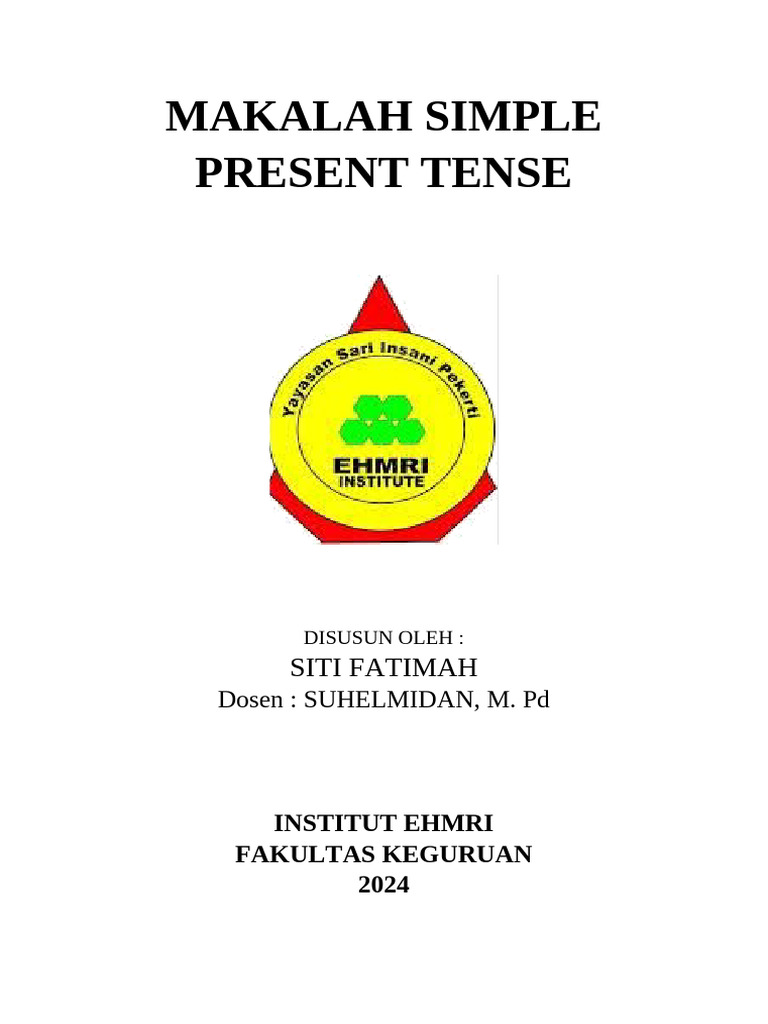 Makalah Simple Present Tense | PDF