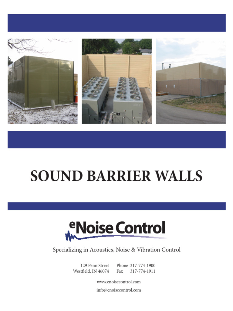 eNoise Control Sound Barrier Solutions | PDF
