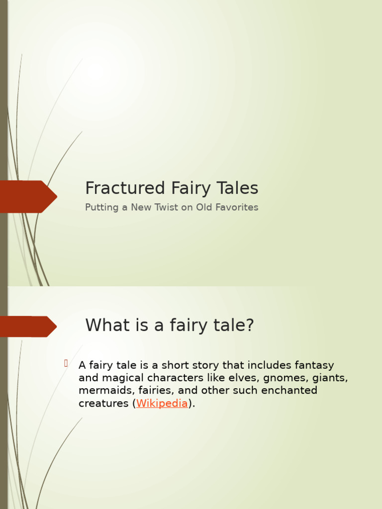 Fractured Fairy Tales | PDF | Fairy Tales | Fairies