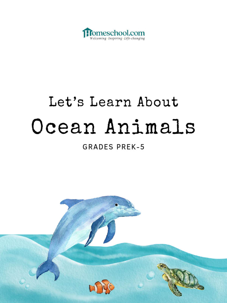 Homeschool-Ocean-Animals-Unit-Study-compressed | PDF | Oceans | Pacific ...